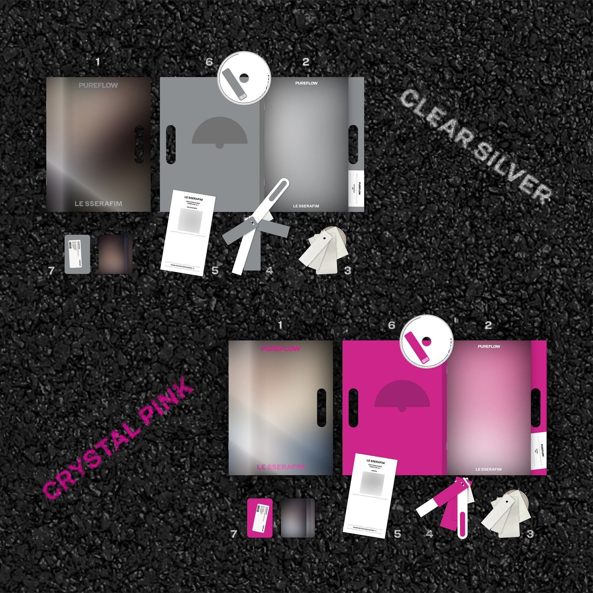2nd Studio Album ‘PUREFLOW’ pt.1 (COMPACT ver.) - LE SSERAFIM Official ...