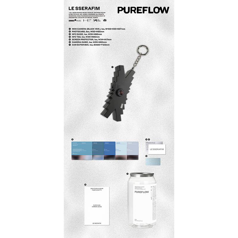 2nd Studio Album ‘PUREFLOW’ pt.1 - LE SSERAFIM Official Store